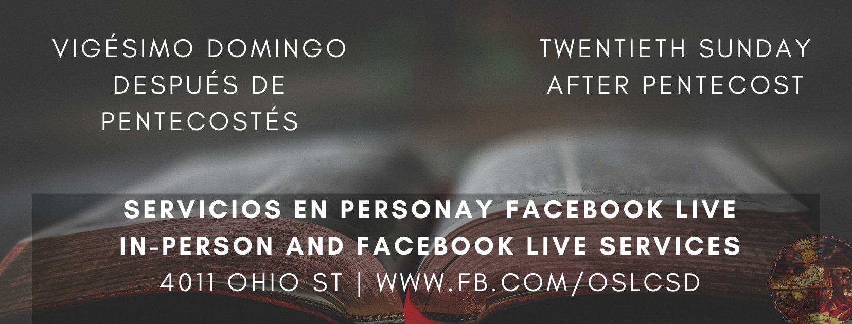 Worship Service time change Cambio de horario para Servicio de ...